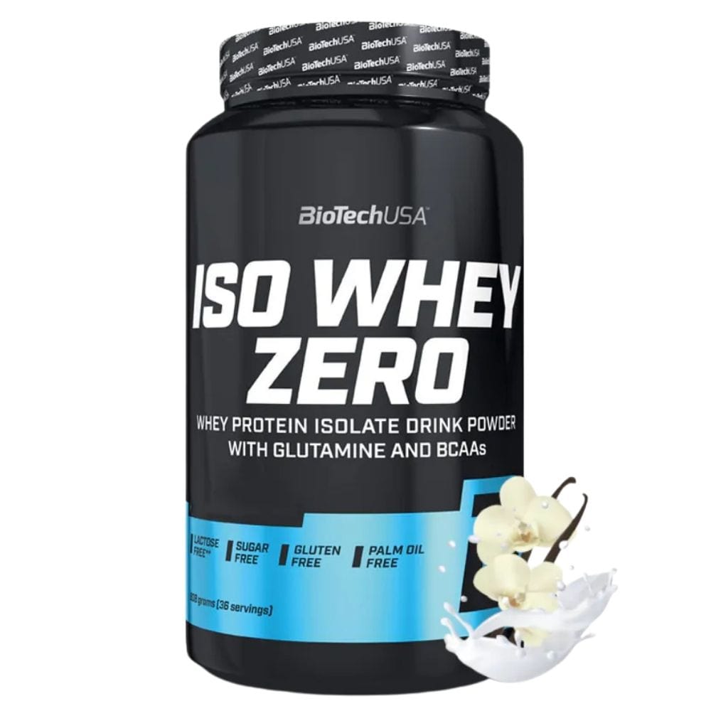 BioTech USA Iso Whey Zero Isolate, Vanille - 908 g – Medpak