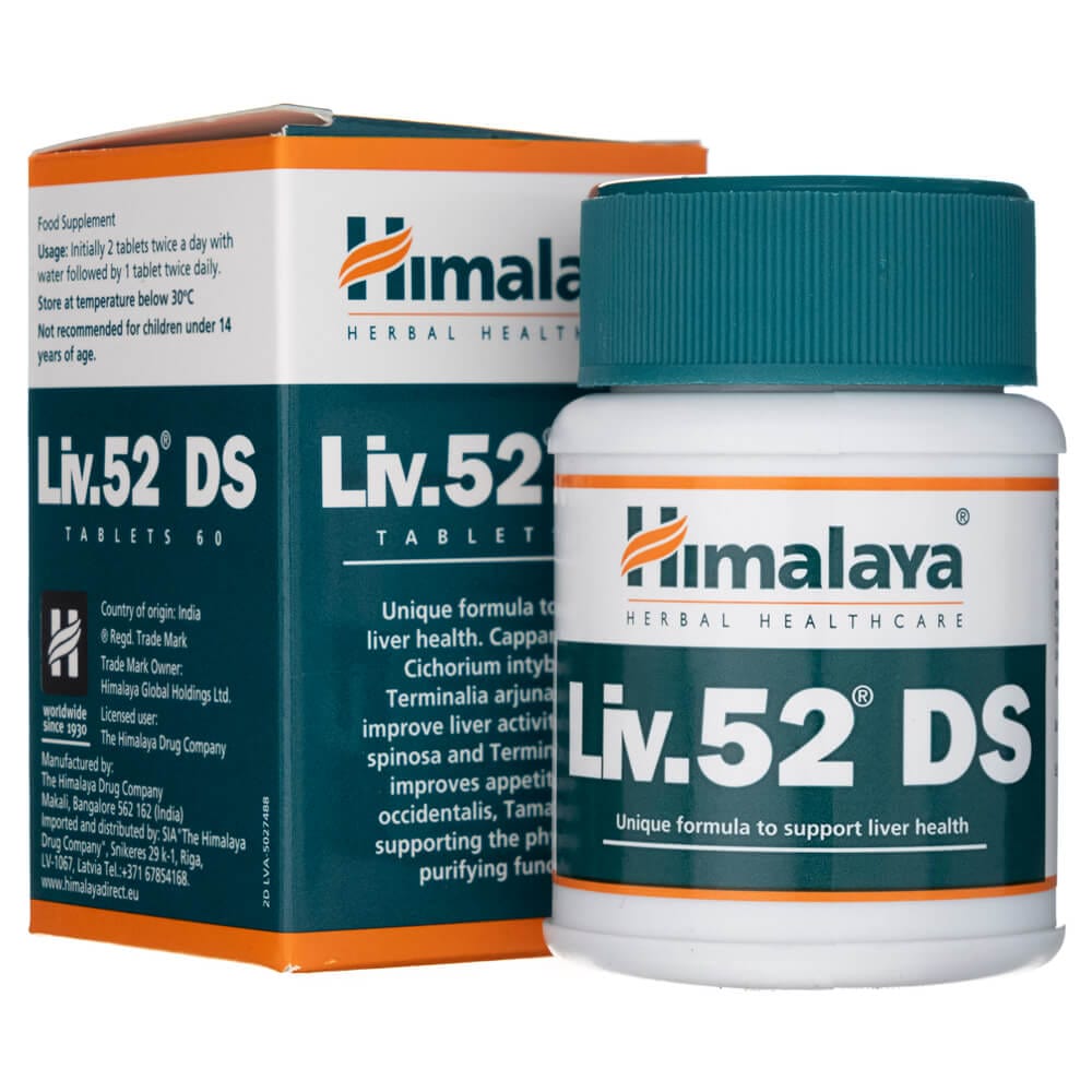 Himalaya Liv.52 DS 60 tabletten – Kruidenondersteuning voor de lever ...
