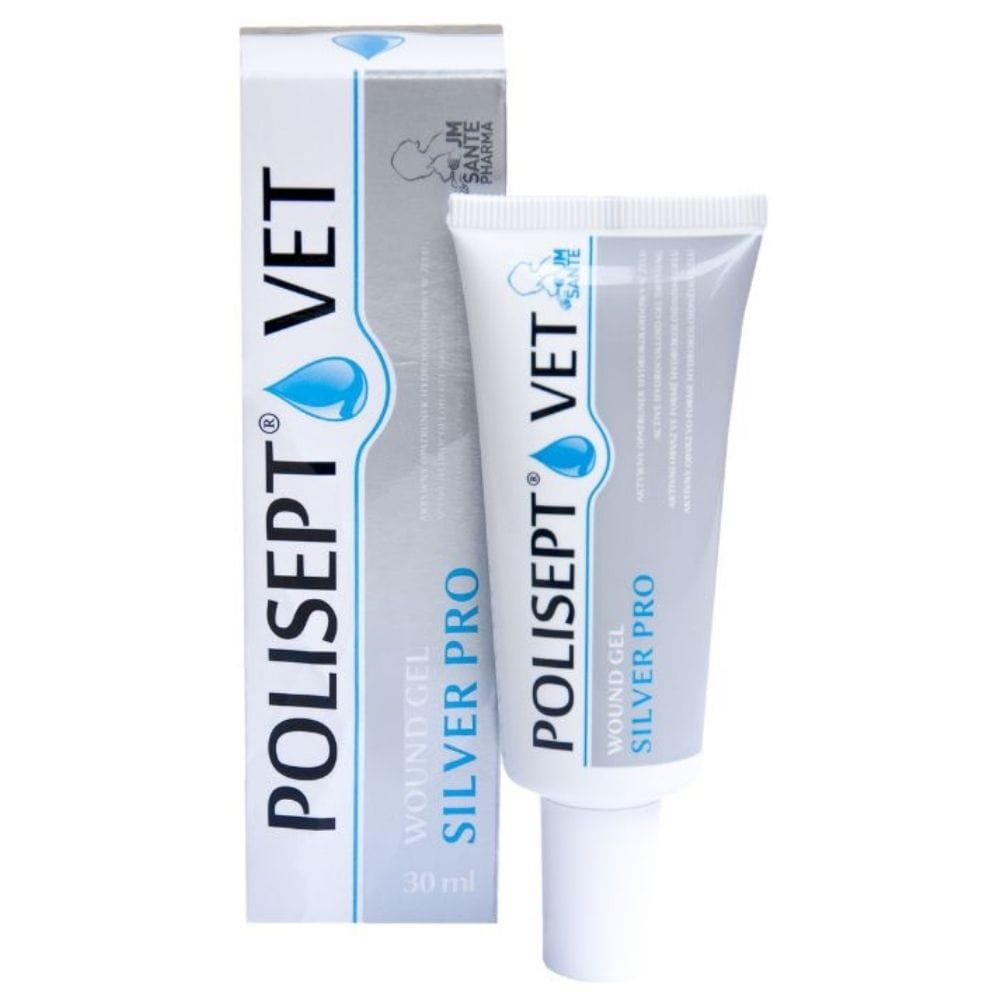 JM Sante Polisept Vet Wound Gel Silver Pro voor honden en katten - 30 ...