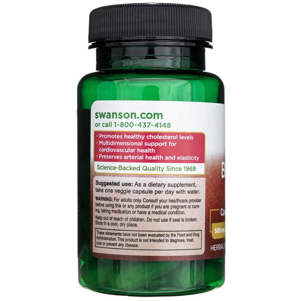 Swanson Bergamot Extract 500 Mg 30 Veg Capsules Medpak